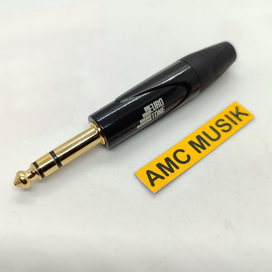 Jual Jack EUROTONE HITAM Stereo AKAI TRS 6.5mm Original JACK TOA STEREO EUROTONE EJ3P-BG ...