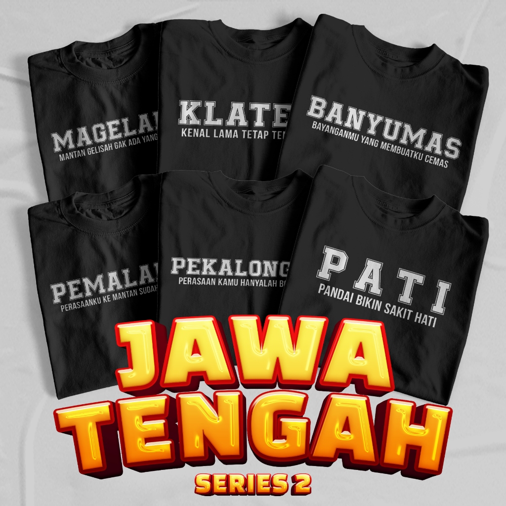 Jual Desain Kaos Keren - Kaos Singkatan Kota Jawa Tengah Series 2 ...