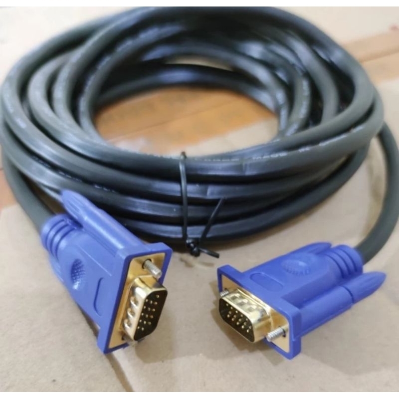 Jual KABEL VGA 5M HIGH QUALITY (GOLD PLATED) | Shopee Indonesia