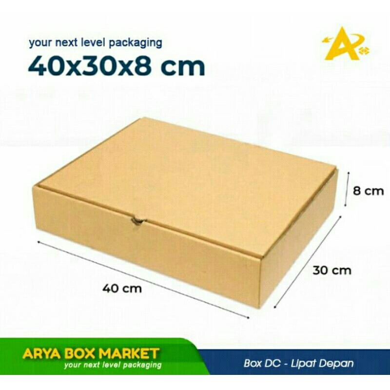 Jual Box Baju 40x30x8cm ROBIN/Kardus/Karton/Polos/Hampers/Packing ...