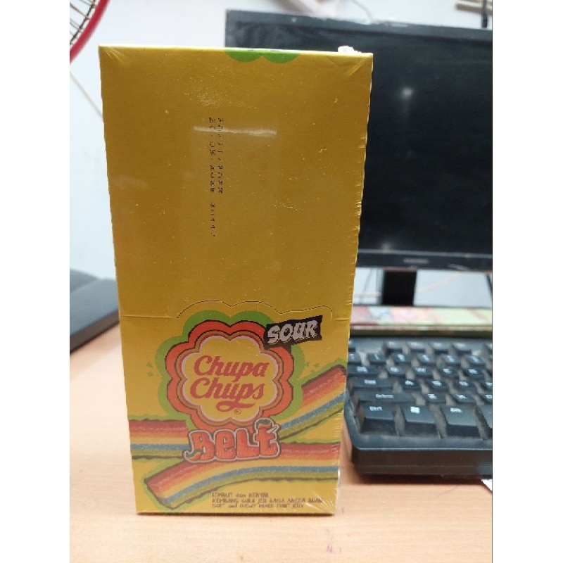 Jual CHUPA CHUPS SOUR BELT 24 PCS @ 8 GR | Shopee Indonesia