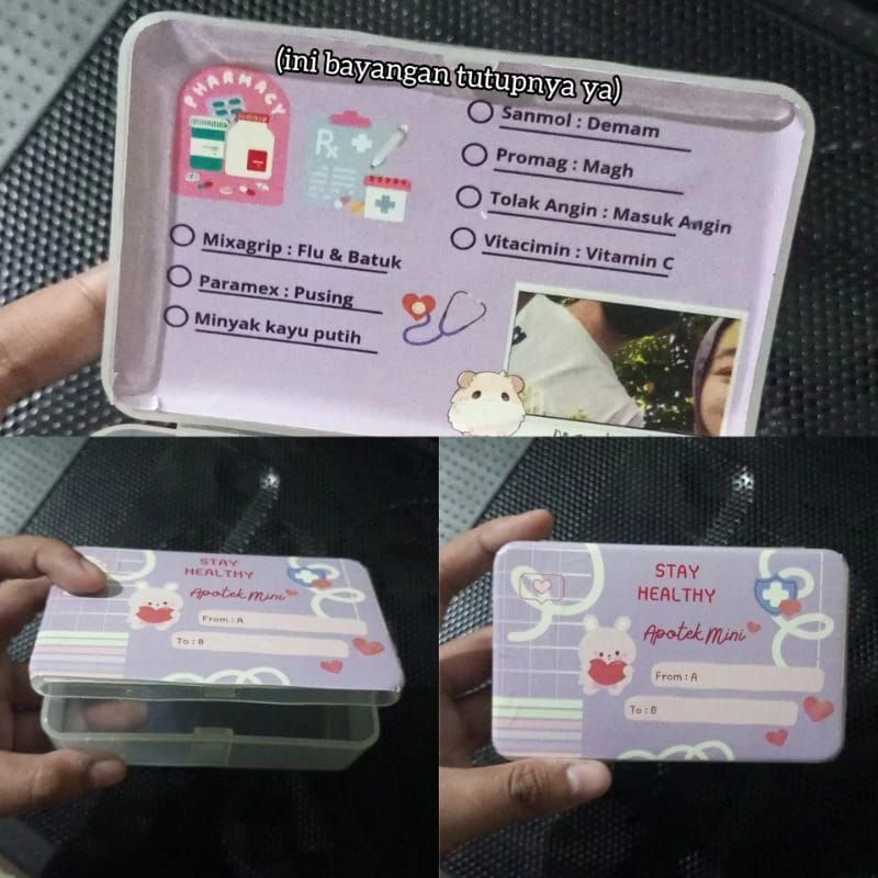 Jual Kotak Obat Apotek Mini (free desain) | Shopee Indonesia