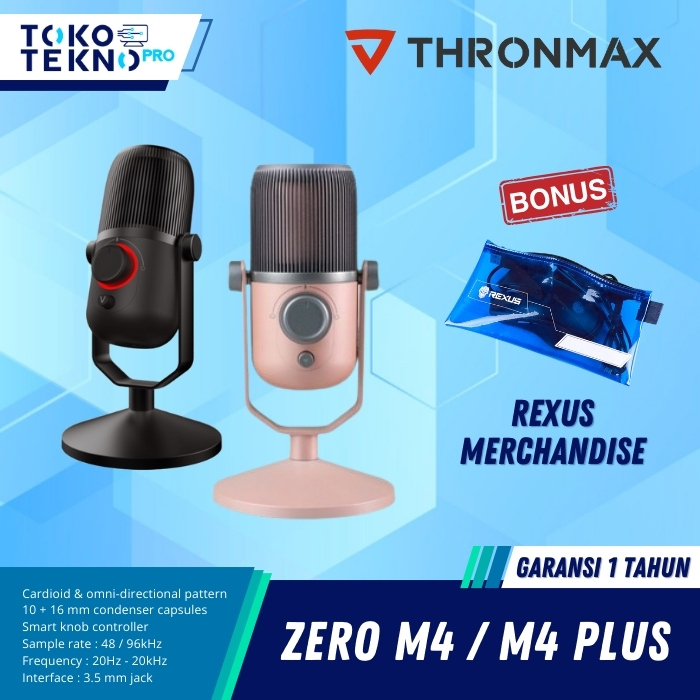Jual Thronmax M4 Plus / M4P Mdrill Zero Plus USB Microphone Condenser ...