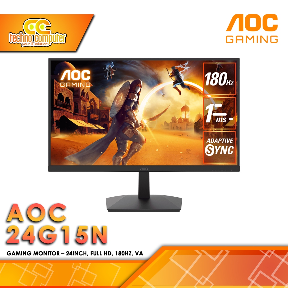 Jual MONITOR AOC 24G15N/70 Gaming Monitor - 24 inch, FHD (1920 x 1080 ...