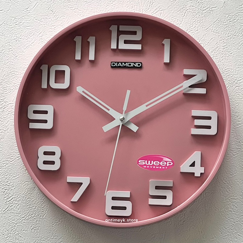 Jual Jam Dinding Diamond Sweep Dekorasi Rumah Minimalis Aesthetic Free ...
