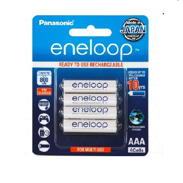 Jual Baterai Panasonic Eneloop Rechargeable A3 800 mAh ISI 4 pcs ...