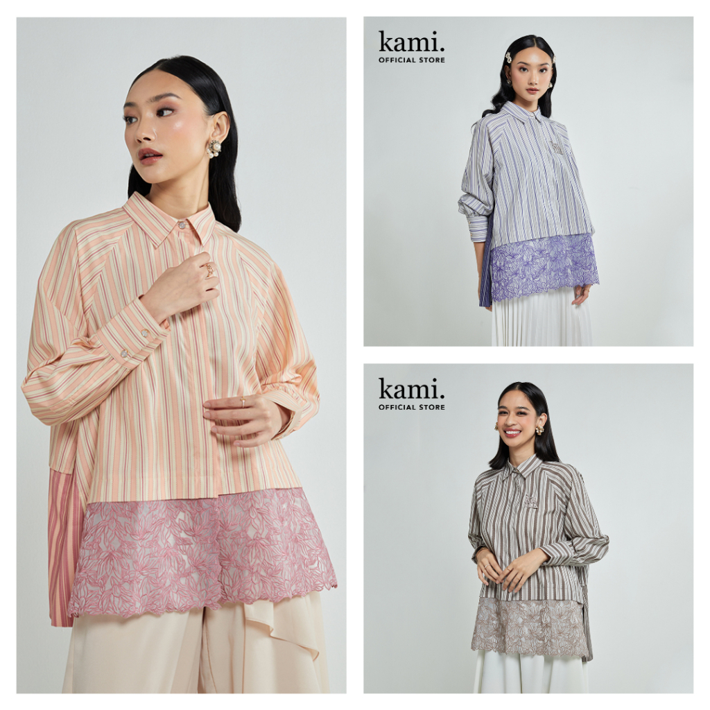 Jual ORVA RAYA Daira Embroidery Shirt Kamiidea Kami Idea | Shopee Indonesia