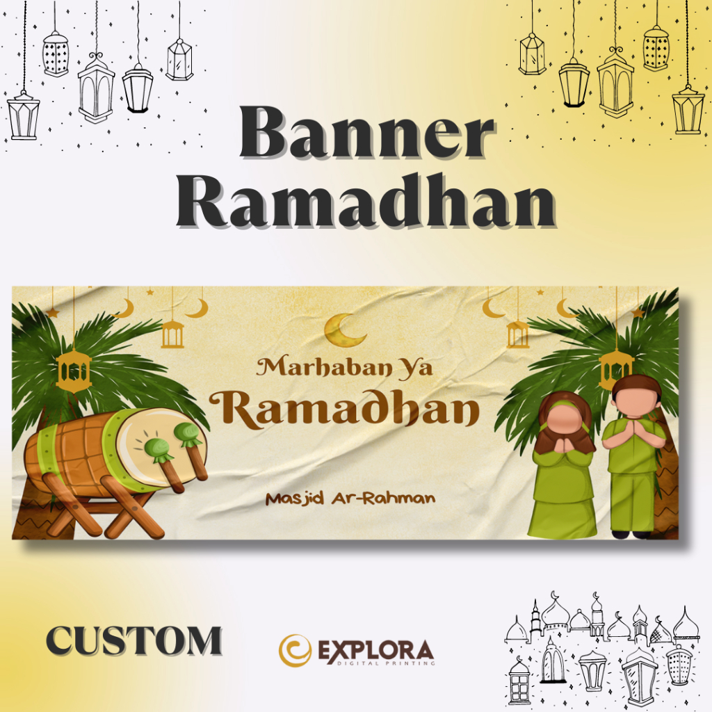 Jual Cetak Banner Ramadhan Spanduk Ramadhan Backdrop Ramadhan Flexy ...