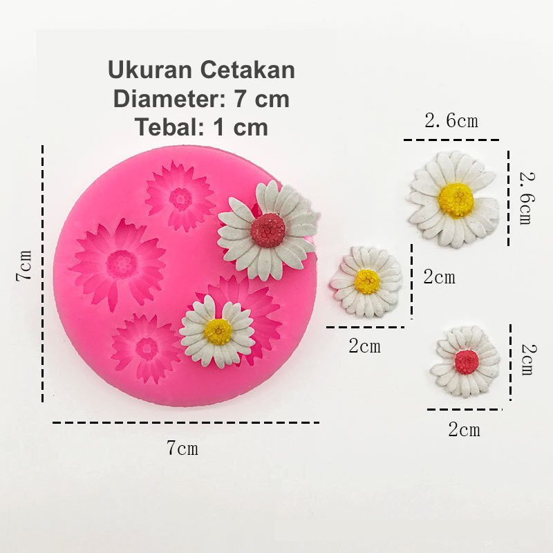 Jual Cetakan Pudding Bunga Viral Puding Jelly Estetik Flower Cetakan ...