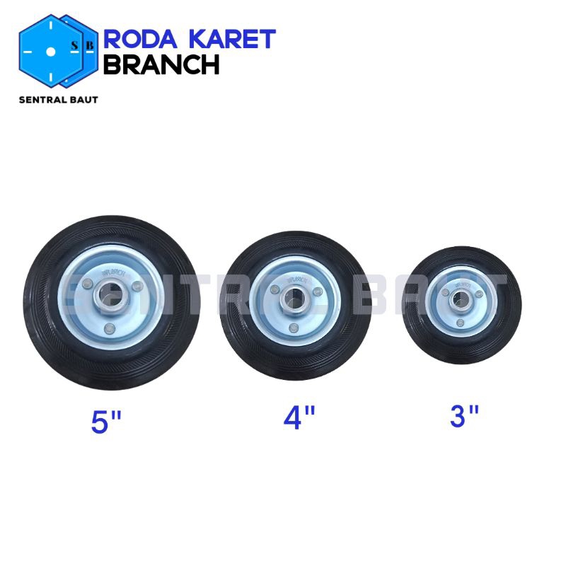 Jual SENTRAL BAUT || Roda Karet BRANCH | Shopee Indonesia
