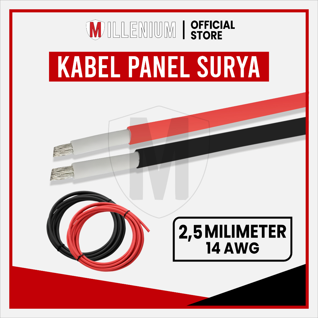 Jual Kabel Auto Solar Panel Surya PV-1F Solar Panel Cable 1 x 2.5mm² 14 ...