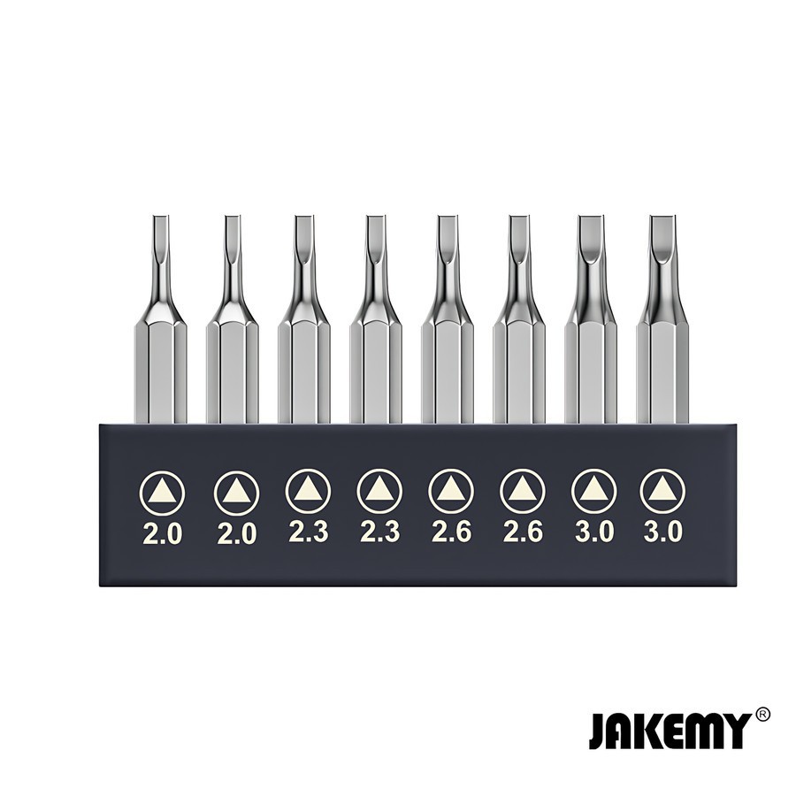 Jual Jakemy JM-Type 8 8pcs Bits Mata Obeng Segitiga Set CRV Screwdriver ...