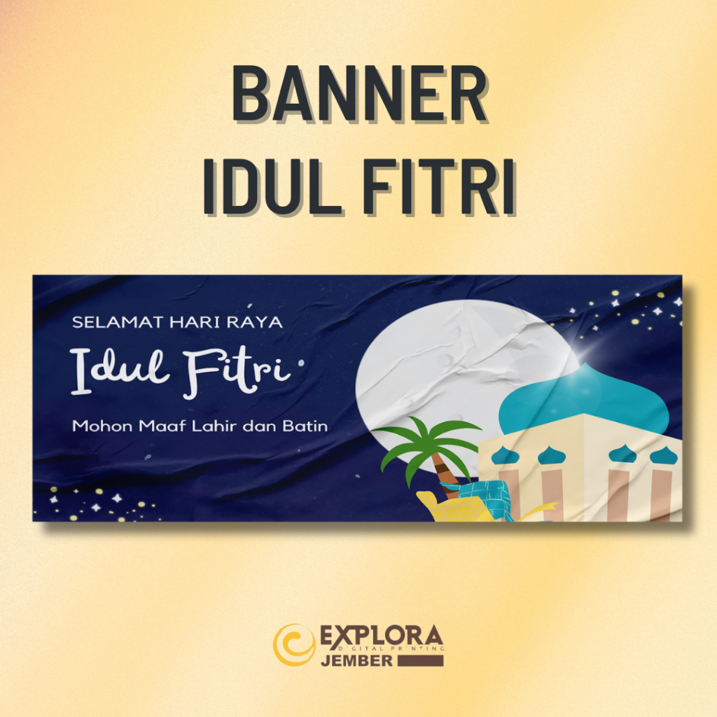 Jual Cetak Banner Spanduk Idul Fitri Eid Backdrop Ramadhan Idul Fitri ...