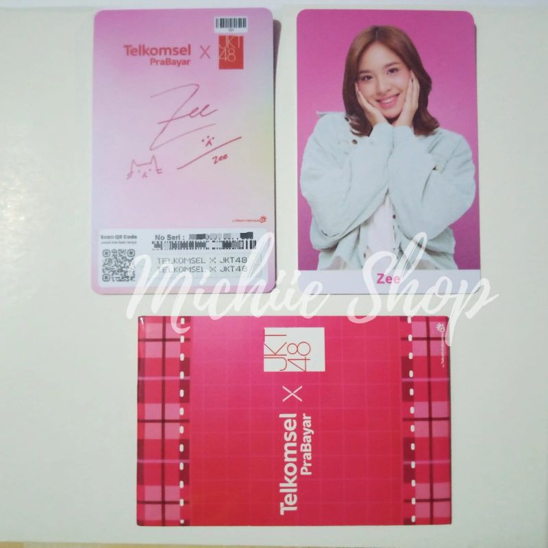 Jual Photocard Zee JKT48 x Telkomsel Official + Digital Content | Non ...
