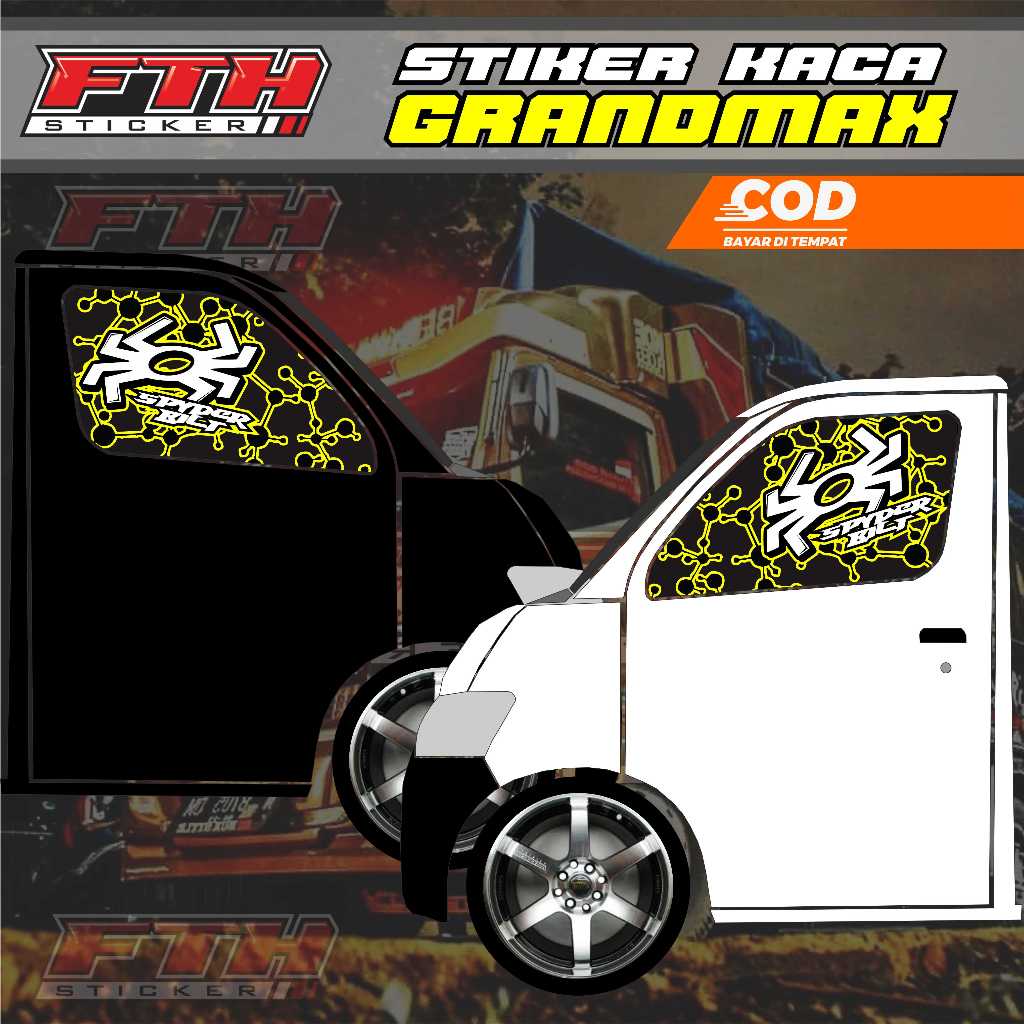 Jual Sticker One Way Kaca Grand Max Pick Up Sticker kaca Mobil One Way ...