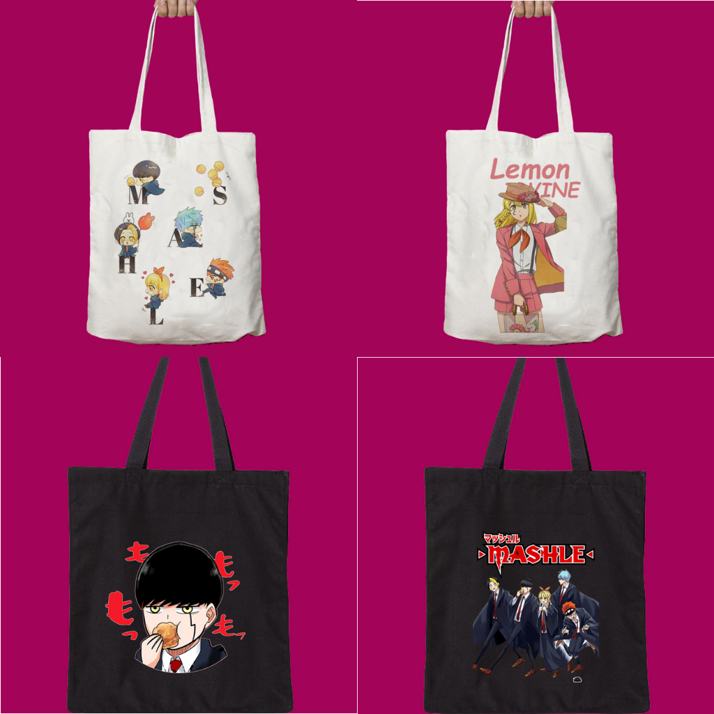 Jual Totebag Tote Bag Anime Manga Mashle Magic and Muscles Tas Kanvas ...