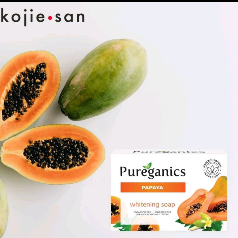Jual Pureganics PAPAYA Whitening soap 135g | Shopee Indonesia