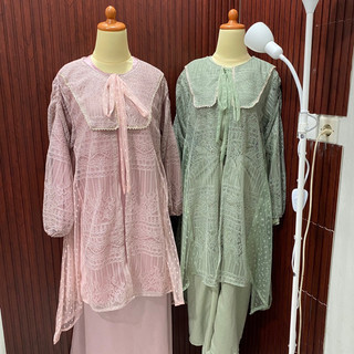 Jual NAOMI OUTER | TUNIC BRUKAT | OUTFIT WISUDA | BAJU WISUDA | OUTFIT ...