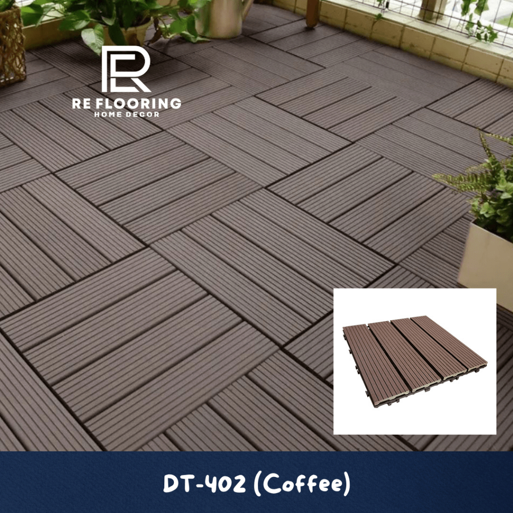 Jual WPC Decking Tile DIY LAIV - Lantai Kayu | Shopee Indonesia