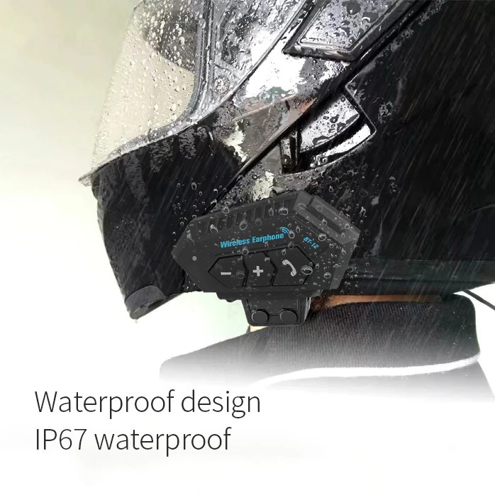 Jual Headset Bluetooth Helm Motorcycle Intercom Helm Full Face Helm ...