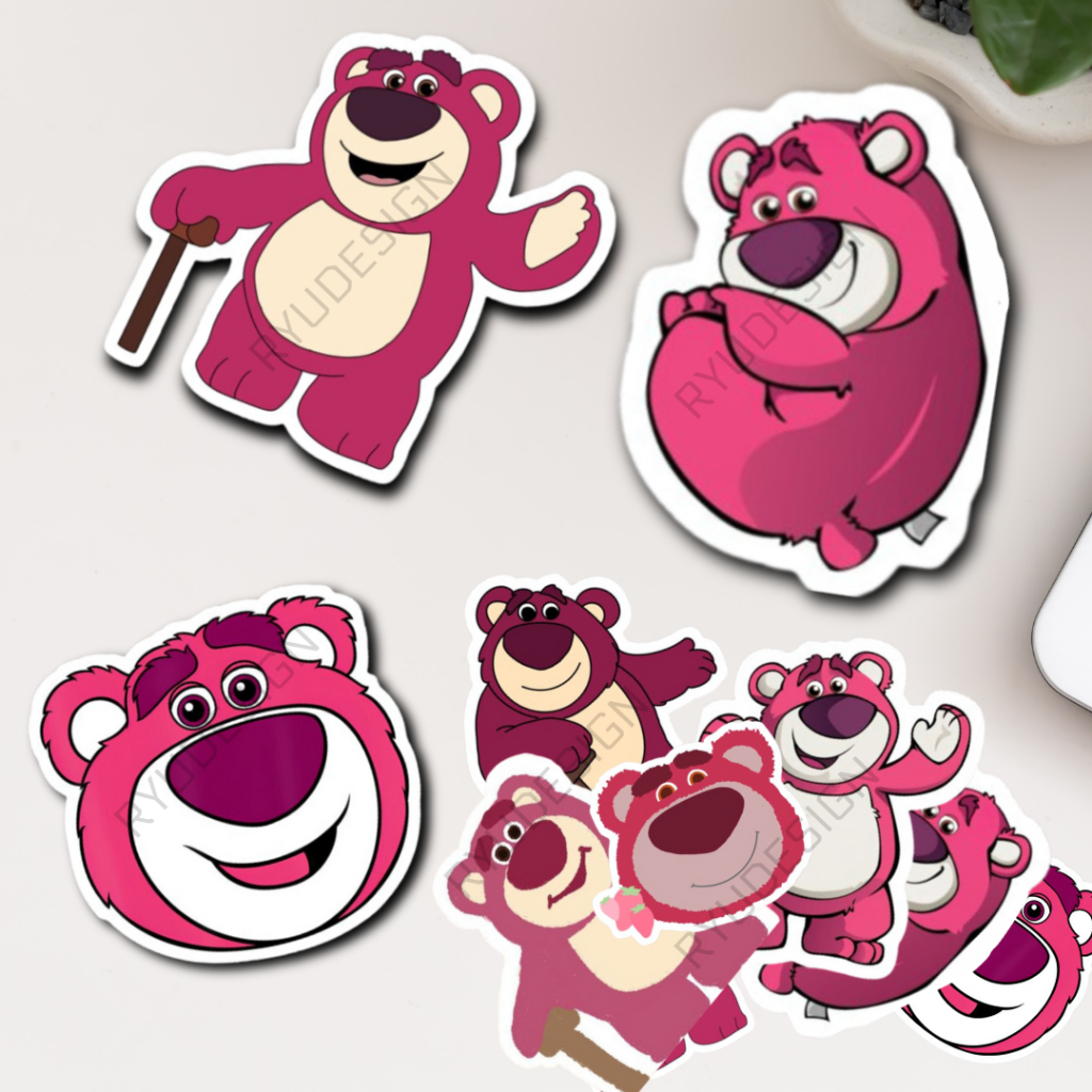 Jual Stiker Sticker Pack Boneka Lotso Strawberry Bear Toy Story ...