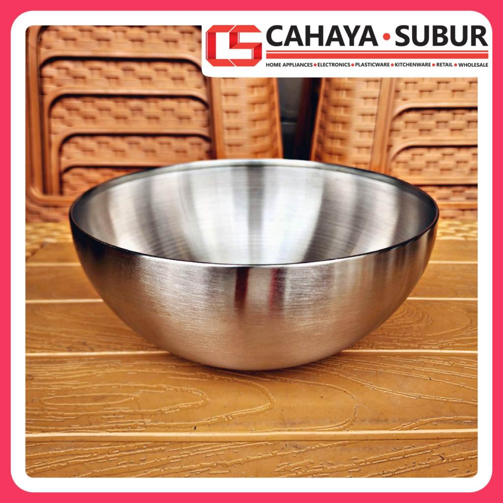Jual Mangkok Stainless Steel CANARY 20cm Mangkok Jepang Korea Premium ...