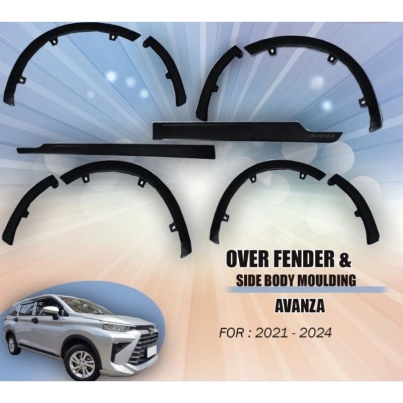 Jual over fender avanza 2022 - 2023 slim | Shopee Indonesia