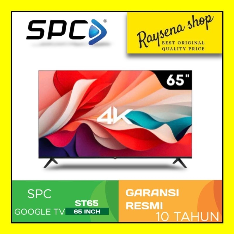 Jual SPC ST65H - Google TV 65 inch 4K UHD | Dolby Audio | Google ...