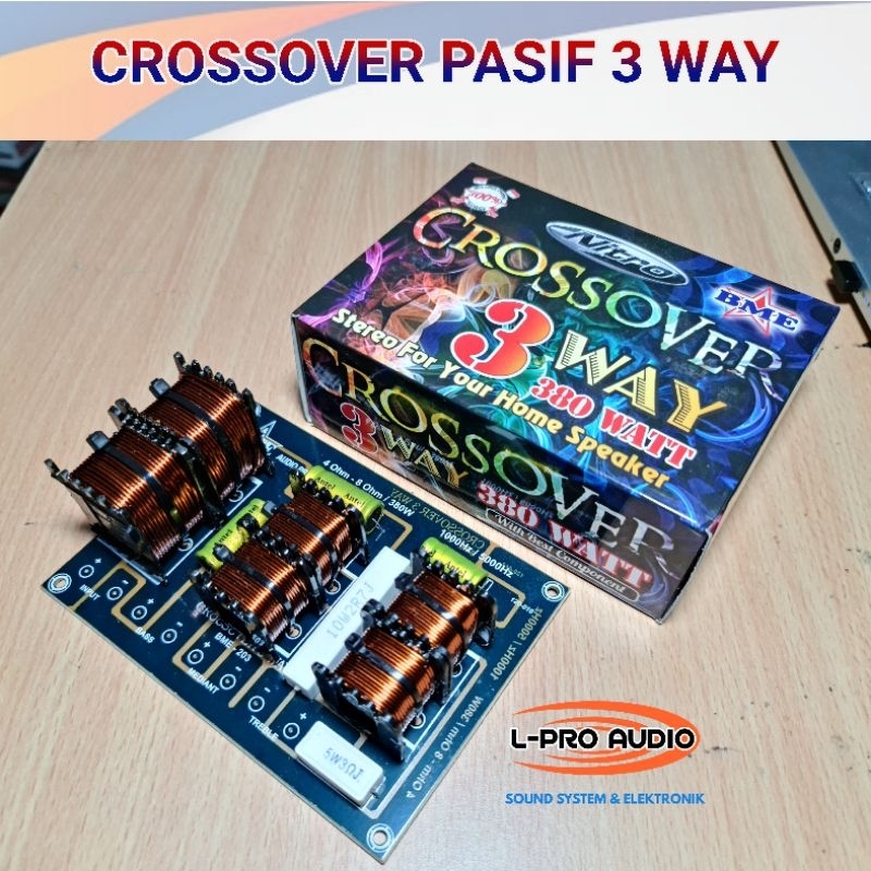 Jual Kit Crossover pasif 3 way bass midle treble | Shopee Indonesia