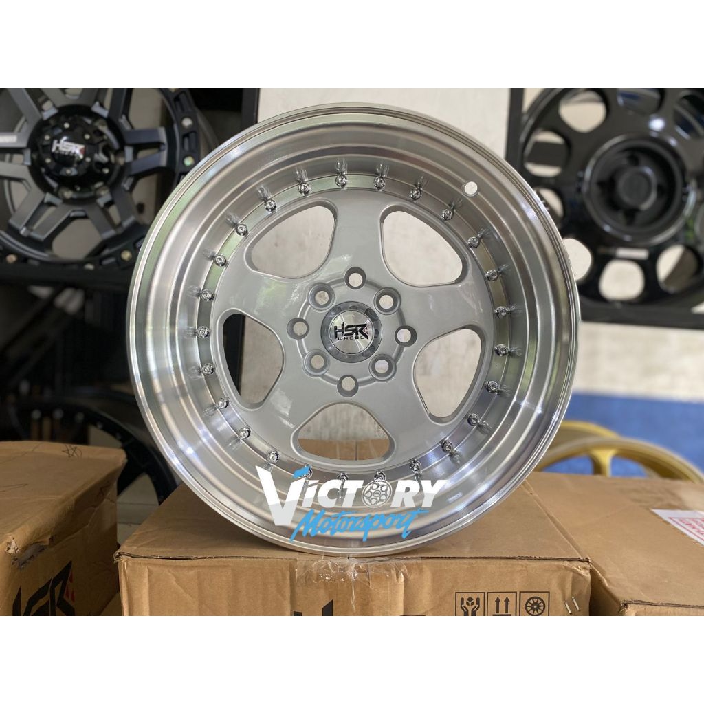 Jual VELG CELONG HSR R15 BURN COCOK UNTUK CORROLA DX,JAZZ,YARIS,SPLASH ...