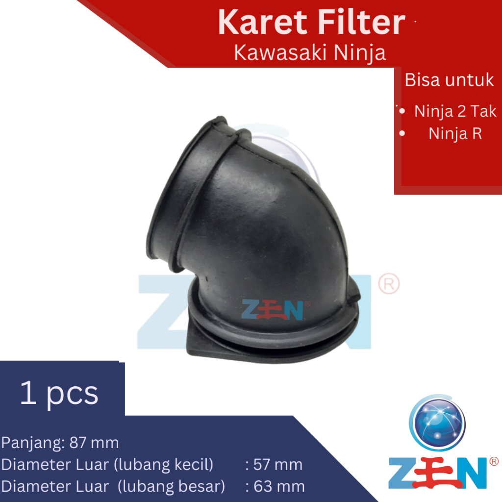 Jual KARET FILTER-SARING UDARA-KARBURATOR KAWASAKI NINJA 150R | Shopee ...
