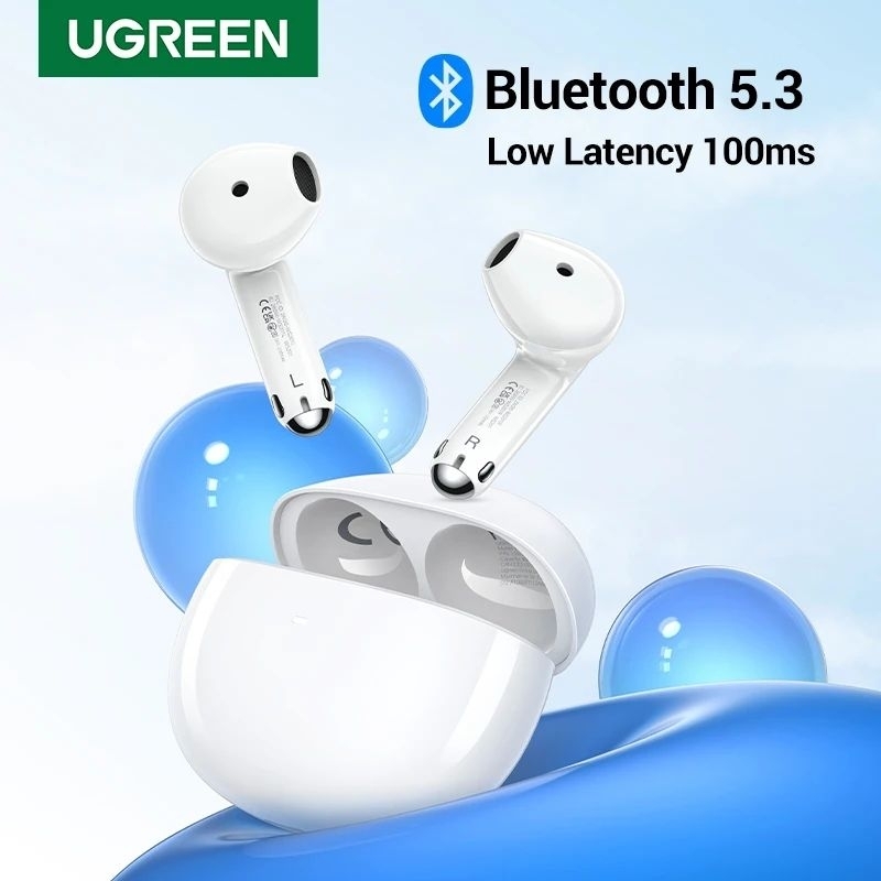 Jual Ugreen TWS Hitune H5 Bluetooth 5.3 AI Noise Cancellation (ANC) | Shopee Indonesia