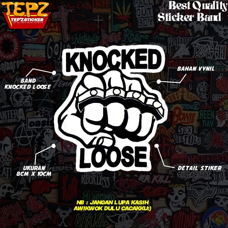 Jual STIKER STICKER (BAND KNOCKED LOOSE) STIKER BAND|STIKER METAL ...