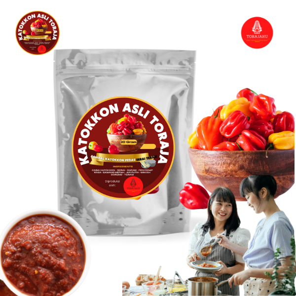 Jual Sambal Sachet Katokkon 20 Gram Halal Toraja Enak dan Pedas ...