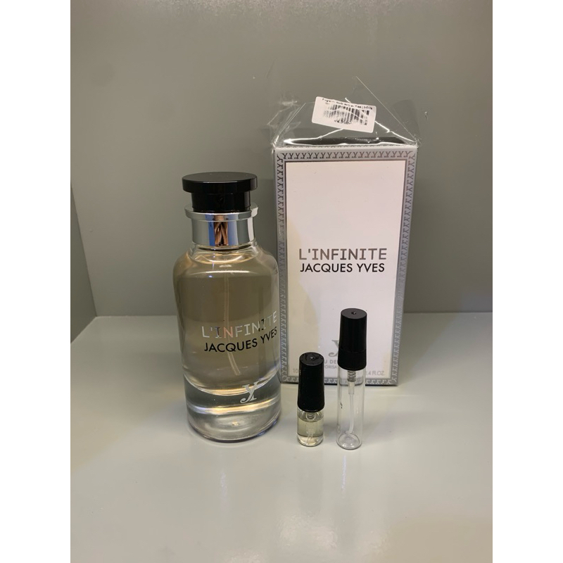 Jual DECANT Fragrance world Jacques Yves L’ infinite 1/2/5 ml | Shopee ...