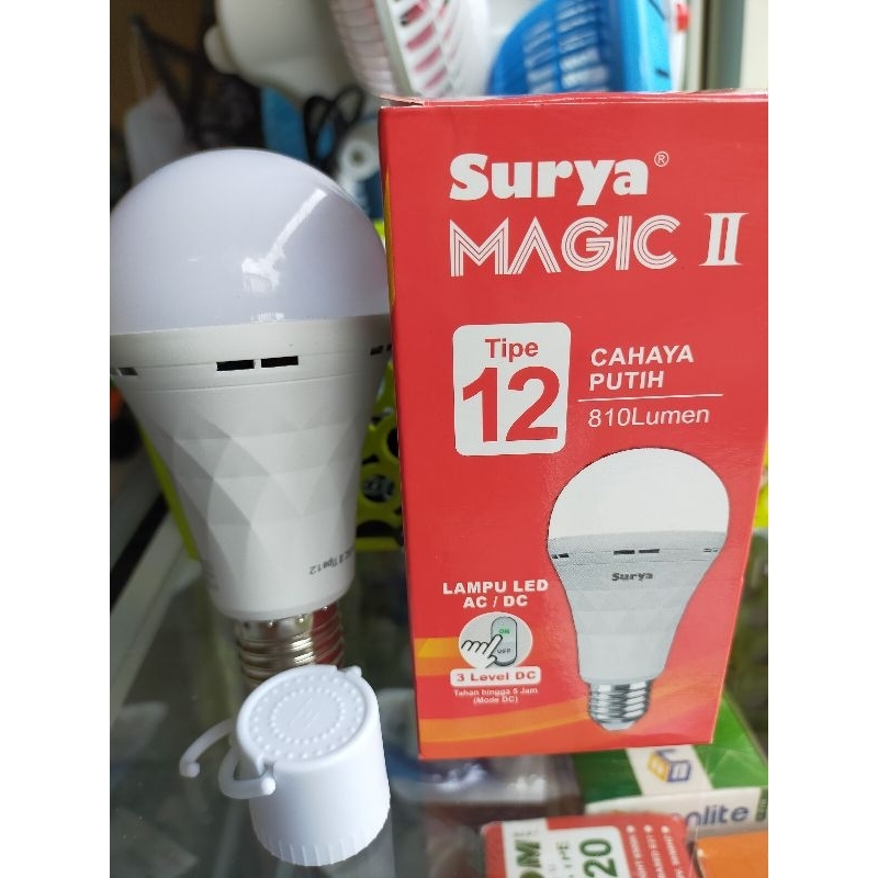 Jual LAMPU LED EMERGENCY SURYA 12 WATT LAMPU MAGIC AC DC 12 WATT ...