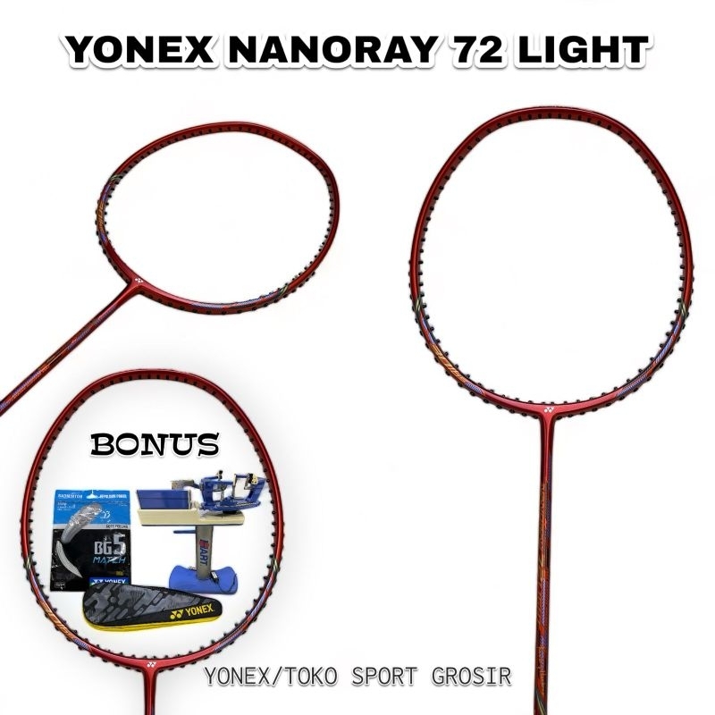 Jual Raket Badminton Yonex Nanoray 72 light Rudy series | Shopee Indonesia