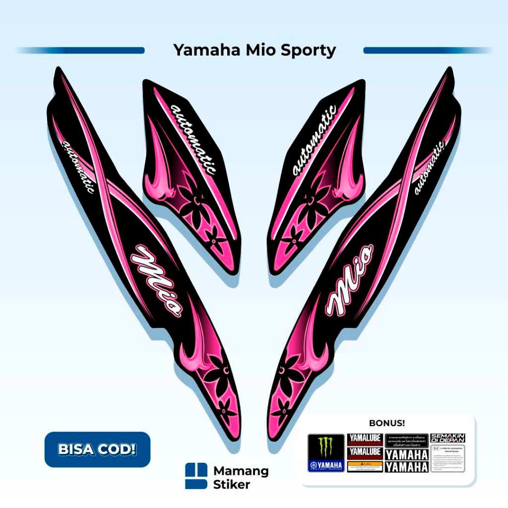 Jual Striping Mio Sporty Variasi (67) Thailand Api Vietnam Original ...