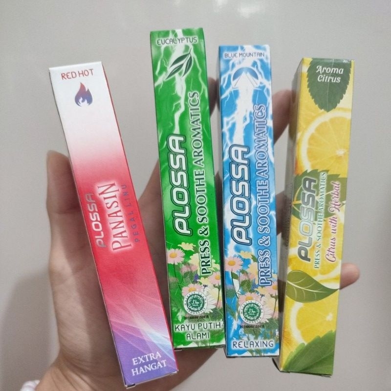 Jual PLOSSA press & soothe 8ml + 2ml aromatherapy Roll on Kerok ...