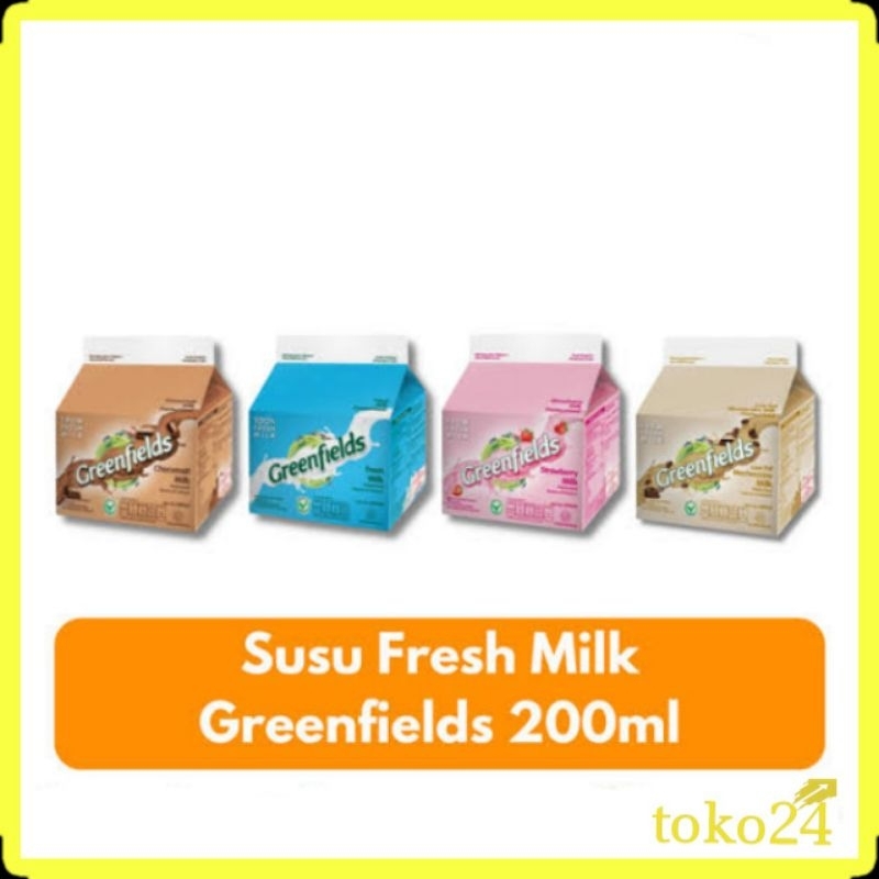 Jual Greenfields Fresh Milk 200 ml | Shopee Indonesia