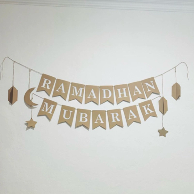 Jual (Harga PER 1 HURUF) Bunting flag estetik . Bisa request TULISAN ...
