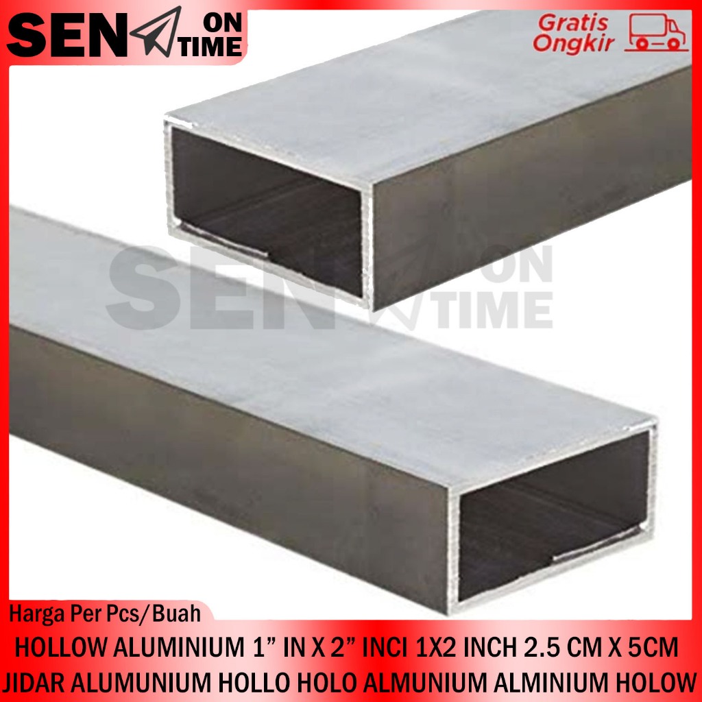 Jual Hollow Aluminium 1” In X 2” Inci Jidar Alumunium Hollo Holo 1x2 ...