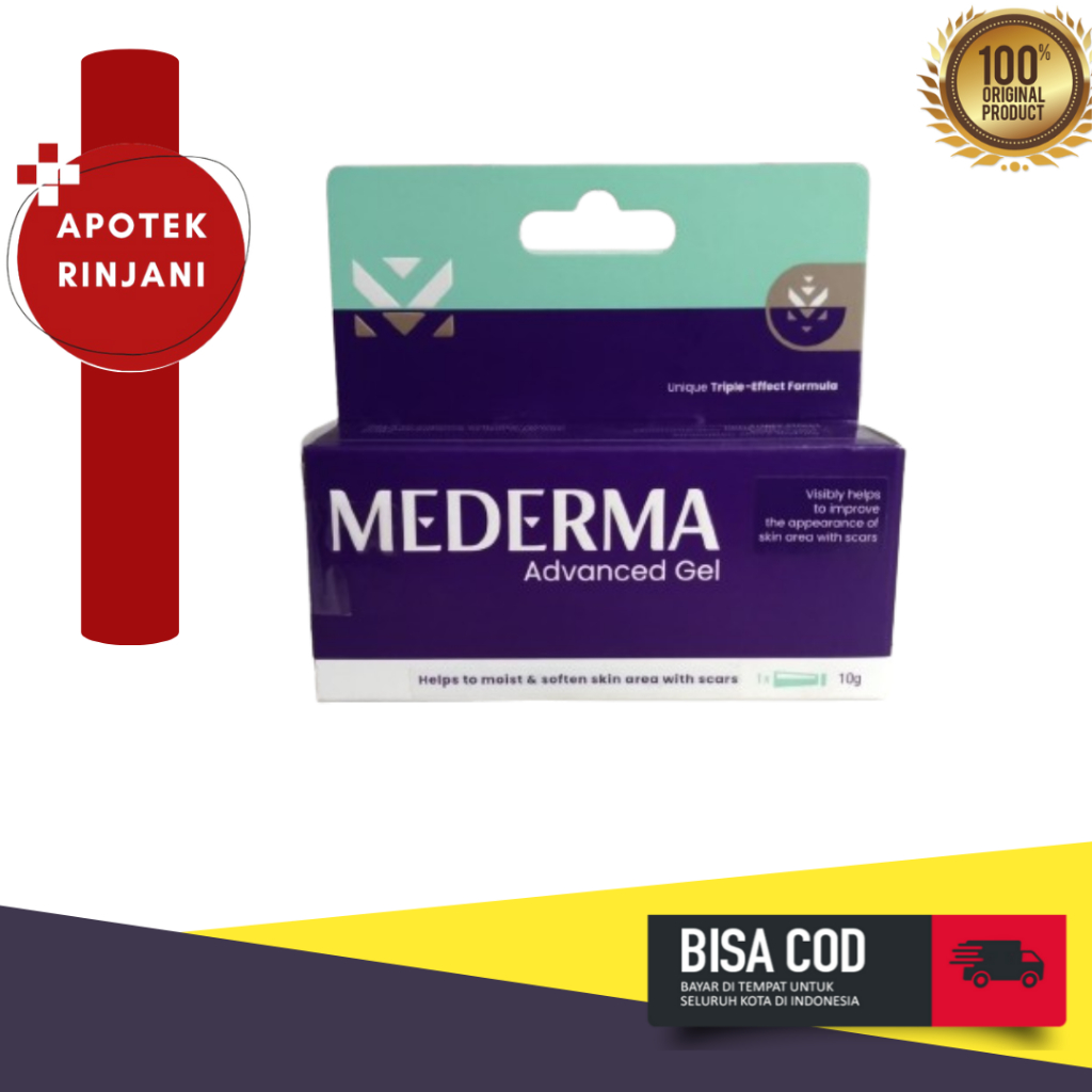 Jual MEDERMA ADVANCED SCAR GEL (10 GRAM) | Shopee Indonesia