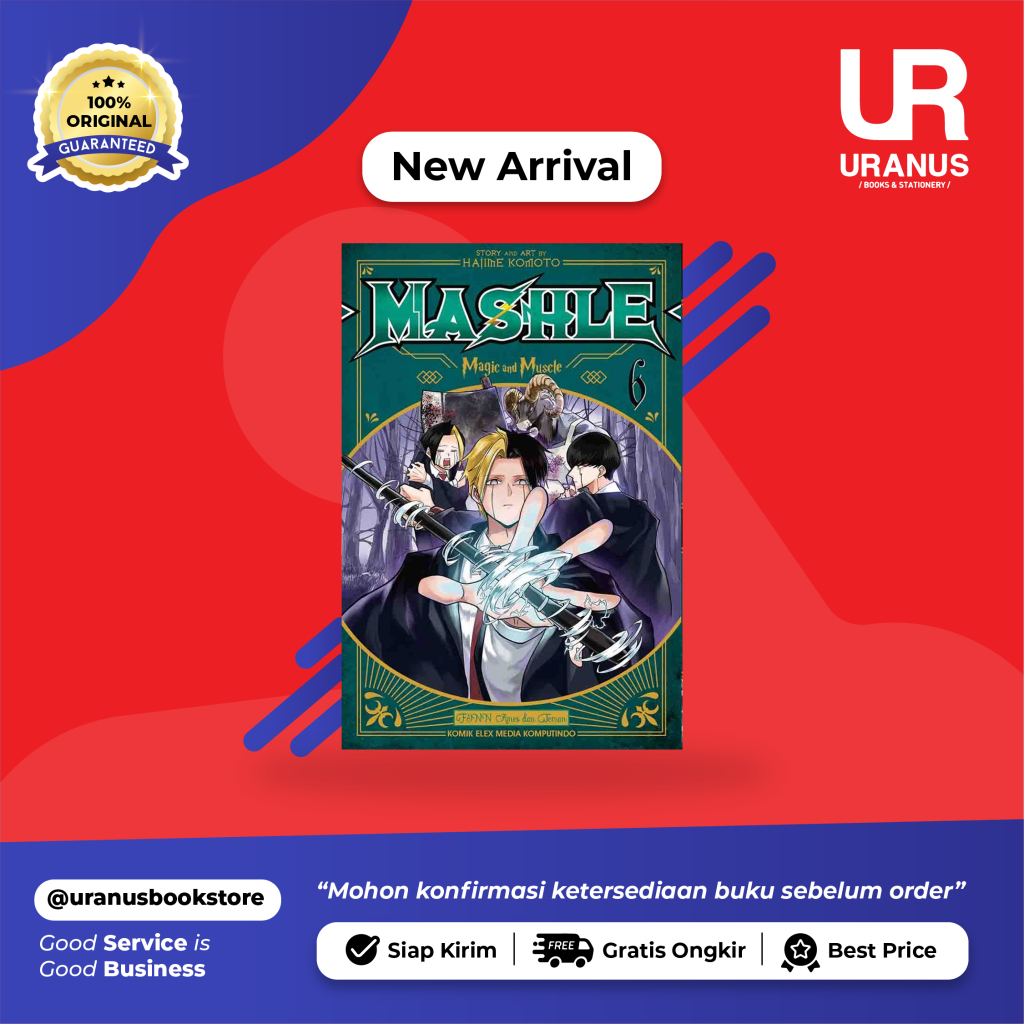 Jual MASHLE 6 - EL - 100% ORIGINAL - TOKO BUKU URANUS NGAGEL | Shopee Indonesia