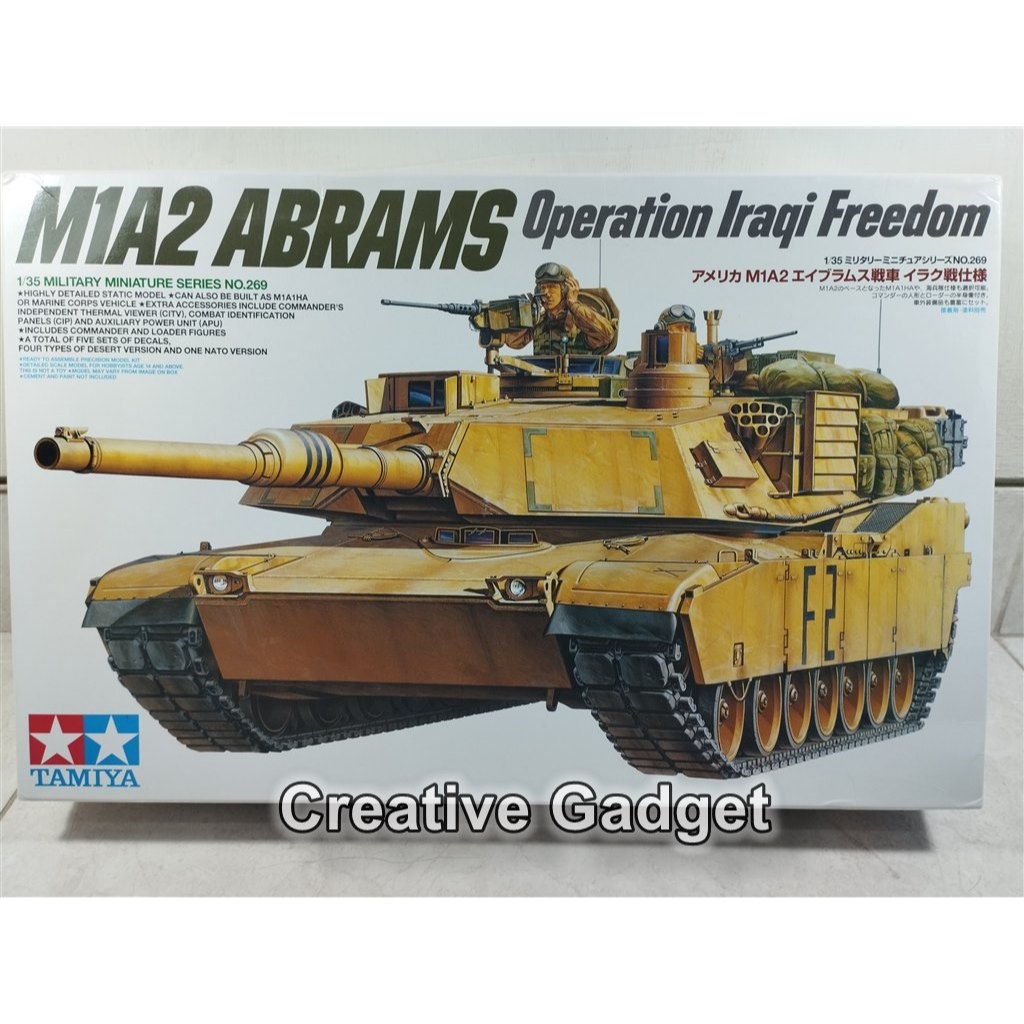 Jual US Tank M1A2 Abrams - Operation Iraqi Freedom - Model Kit Tamiya 1 ...