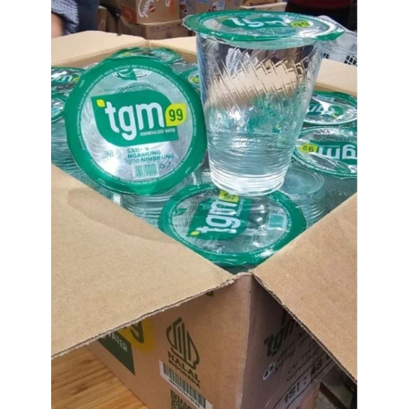 Jual Air mineral TGM 220ml 1dus (48gelas) | Shopee Indonesia