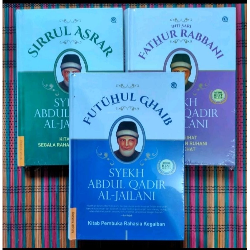 Jual PAKET 3 BUKU KARYA SYEKH ABDUL QADIR AL JAILANI ORIGINAL EDISI ...