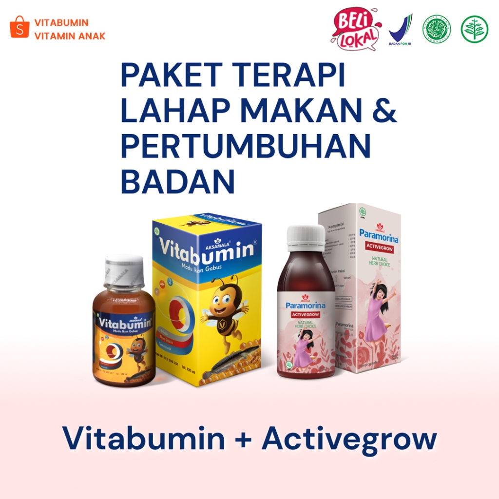 Jual Paket Vitabumin & Paramorina I Madu Anak Bantu Terapi Lahap Makan, Cepat Jalan dan Tinggi ...