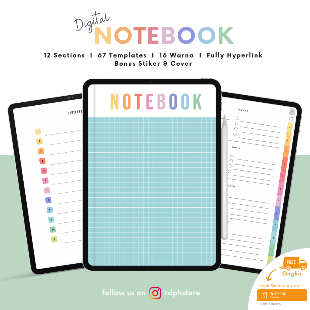 Jual Digital Notebook/Buku Catatan Digital/Student Notebook/Buku ...