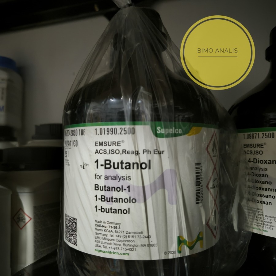 Jual 1-Butanol | Butil Alkohol Pro Analis Merck 101990 (REPACK ...